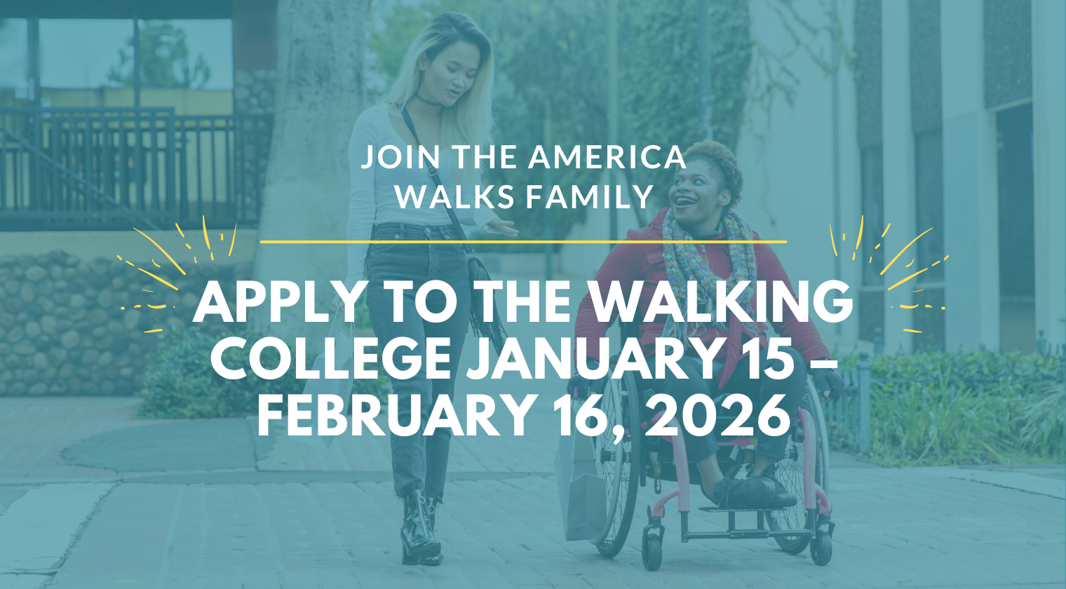 Apply for the 2026 National Walking College